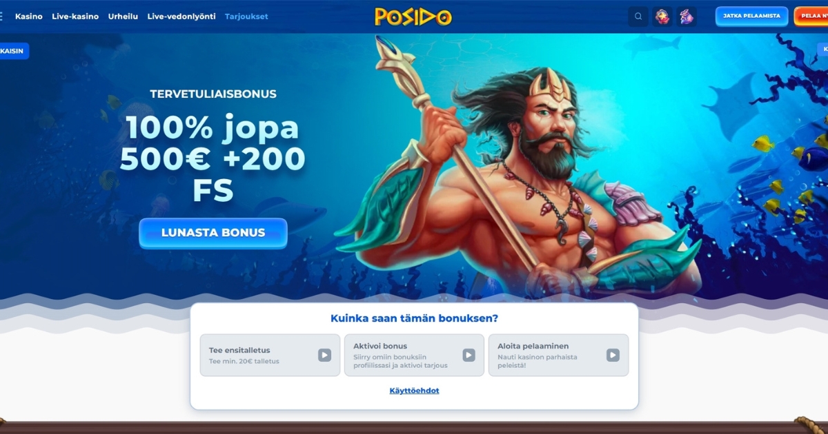 Posido kokemuksia (2025) - Monia etuja tarjolla!